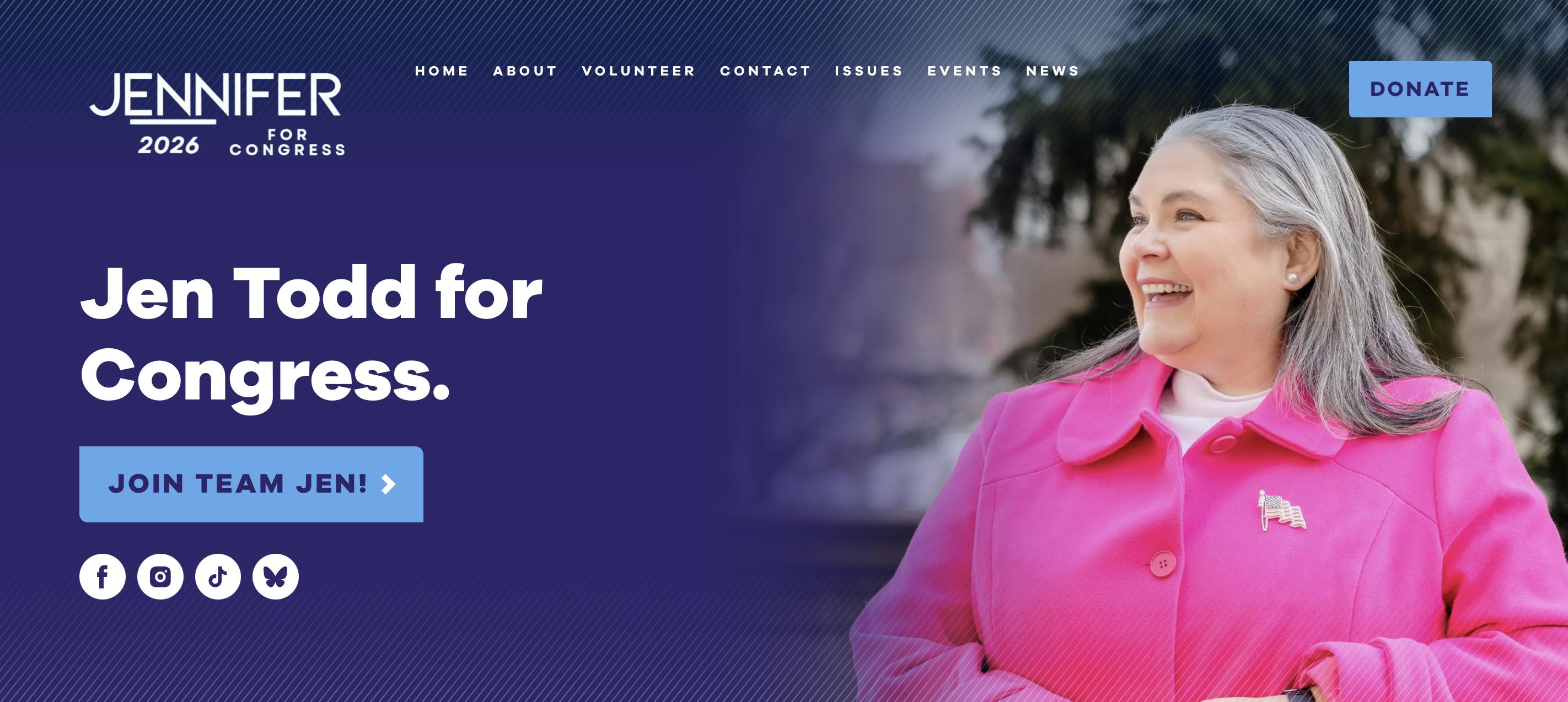 Jenntodd2026, Jennifer Todd for Congress