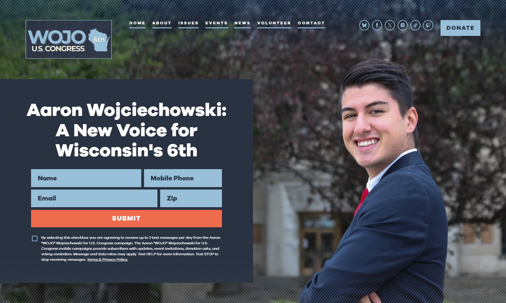 Aaron "WOJO" Wojciechowski for U.S. Congress