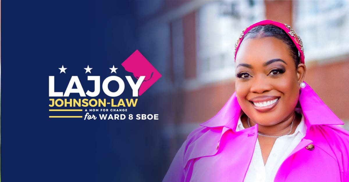 LaJoy Johnson-Law for DC State Board of Education, Ward 8