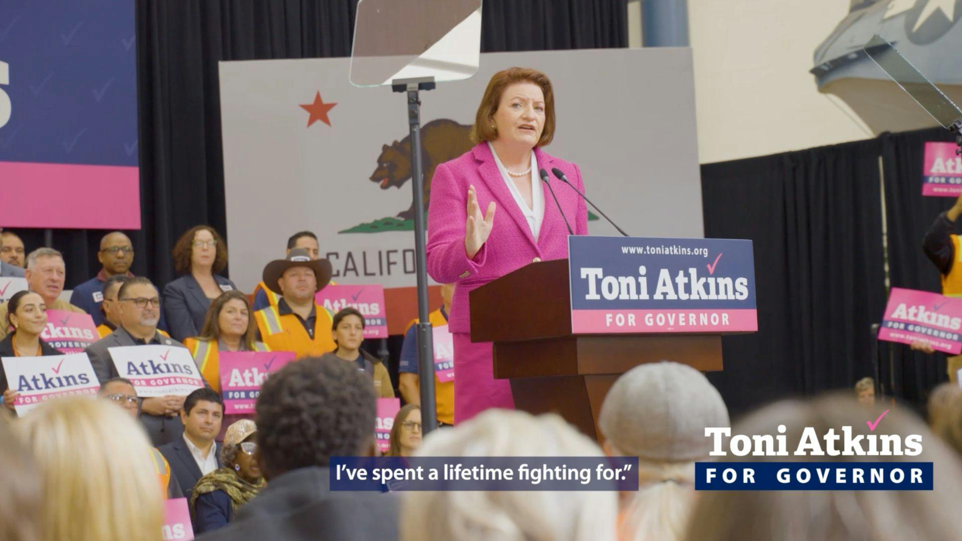 Toni Atkins for Governor