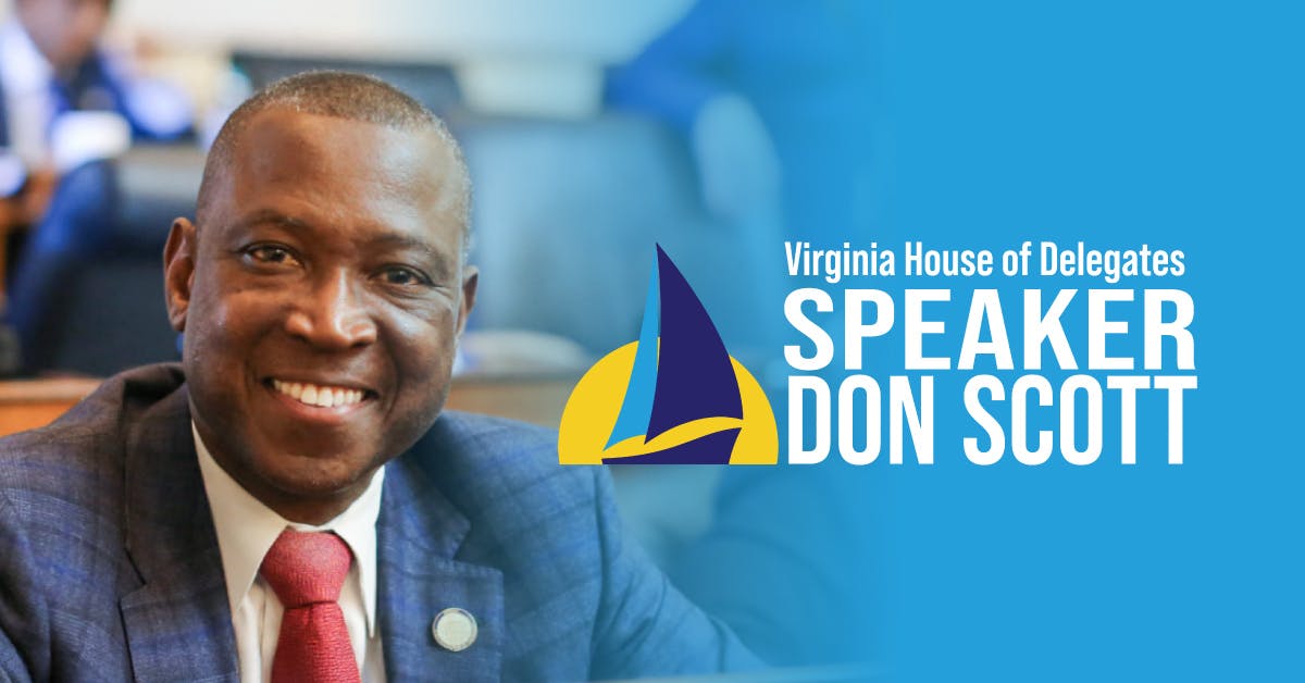 Speaker Don Scott for Virginia House of Delegates