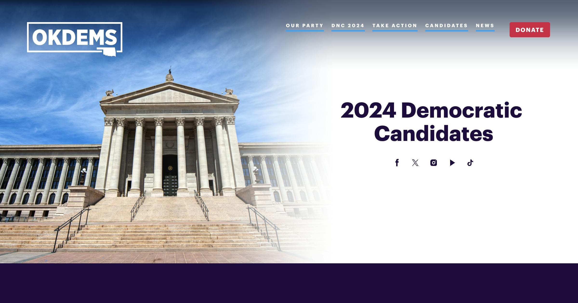 OK Democratic Party Endorsements